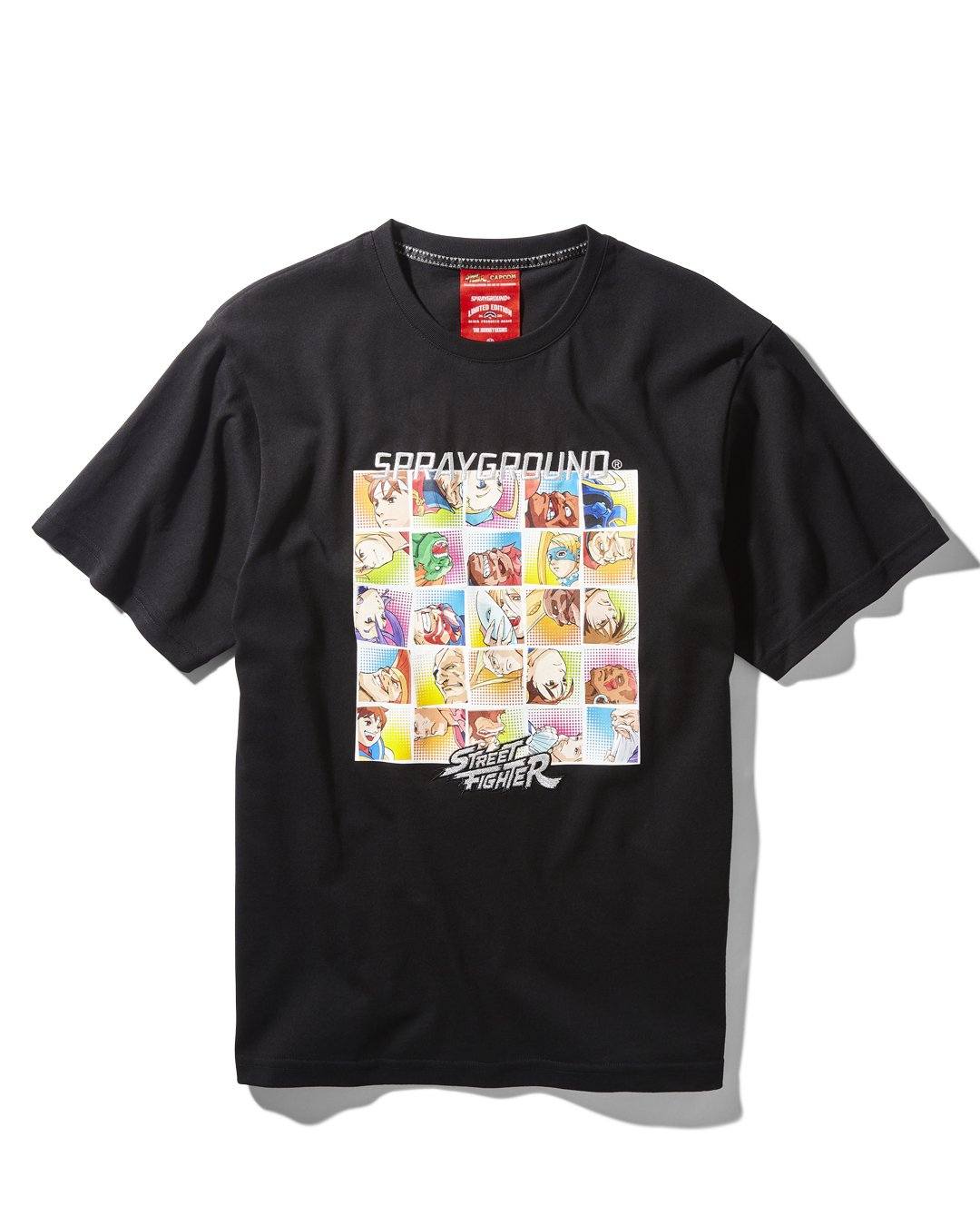 STREET FIGHTER PLAYER SELECT T-SHIRT (BLACK) – Sprayground GR